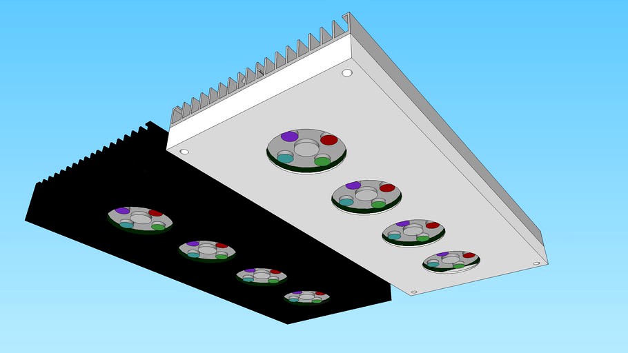 AI Vega Aquarium LED fixture 3d model