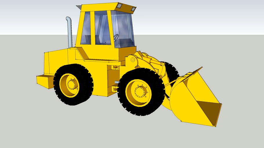 front end loader 3d model