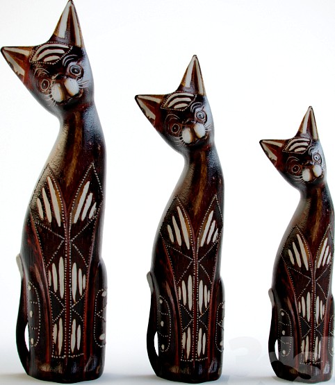 Cats 3d model