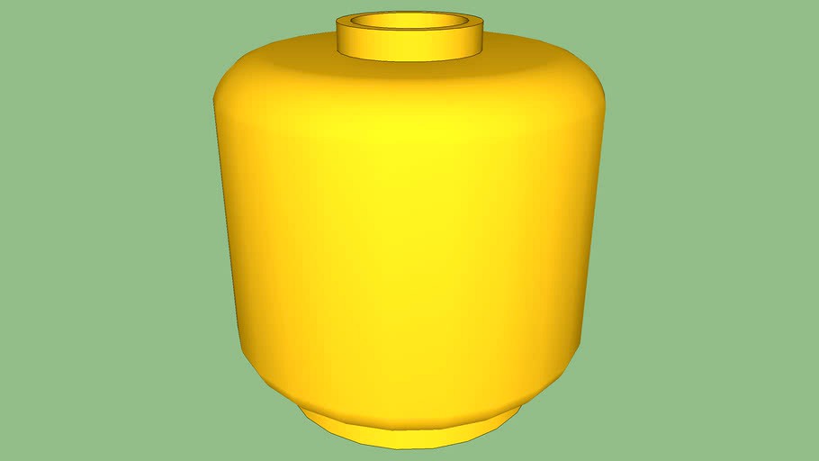 Customizable lego Head 3d model