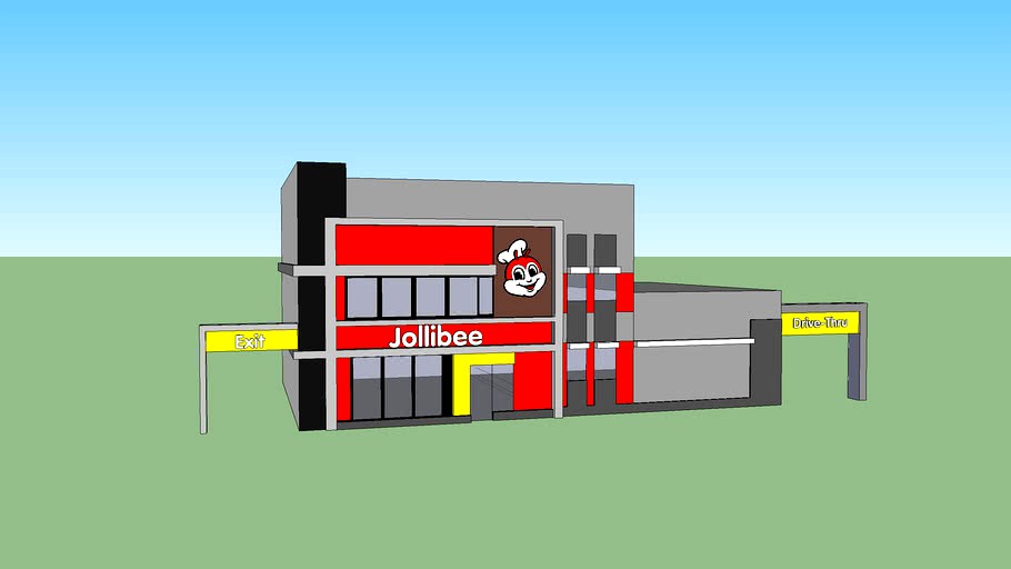 Jollibee Branch (7th version) 3d model