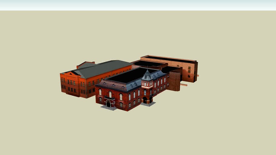 Craven County Courthouse 3d model