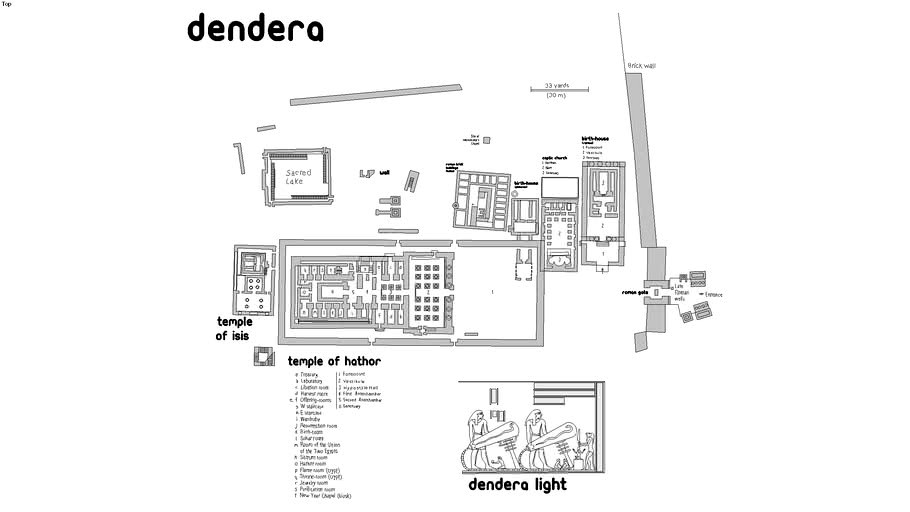 Dendera light 3d model