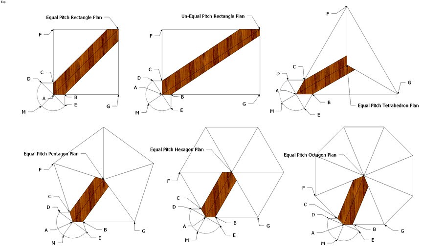 Hip Rafter Offset 3d model