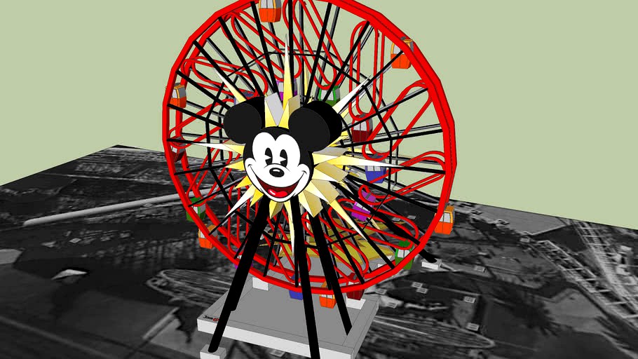Mickeys Fun Wheel 3d model