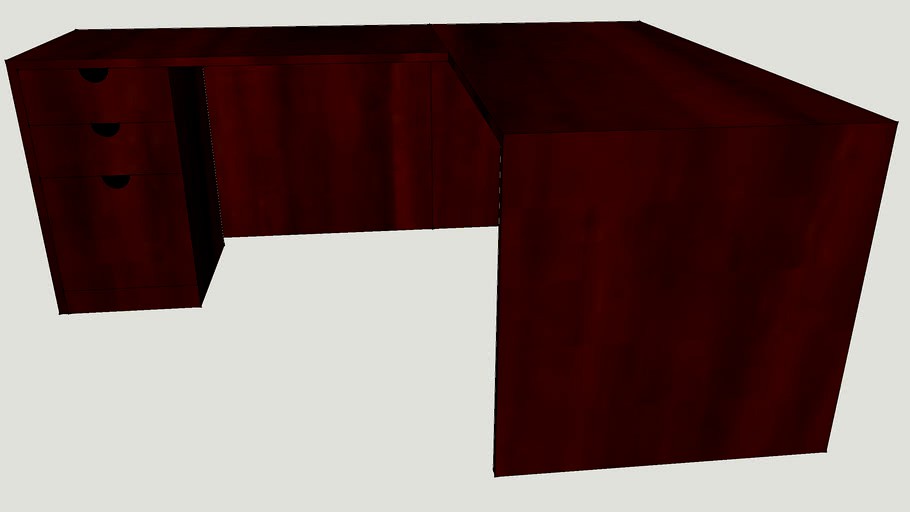 Kite 60 L desk 3d model