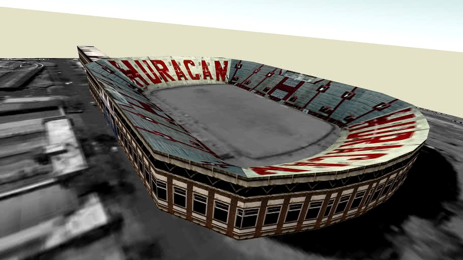 huracan football club stadium, ' tomas adolfo duco ' 3d model