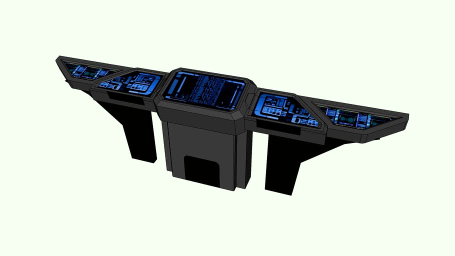 Star Trek Console 3d model