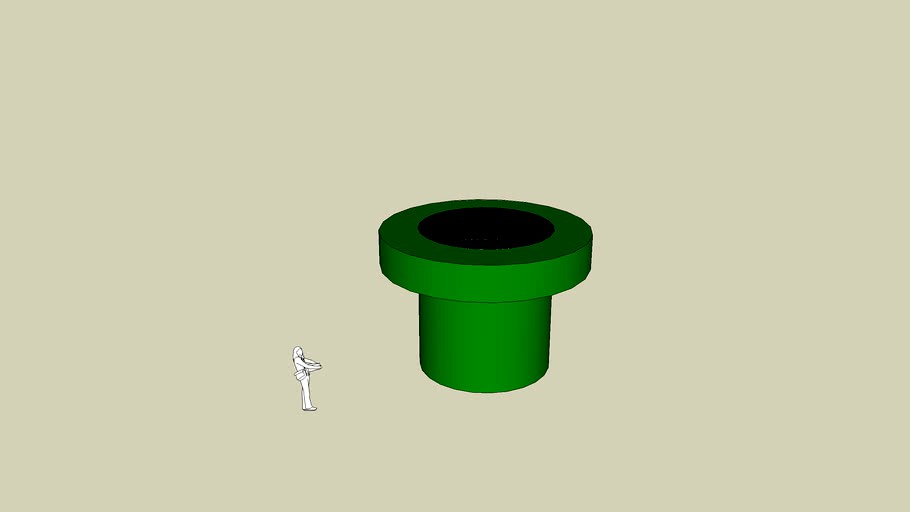 Mario Bros. Pipe 3d model