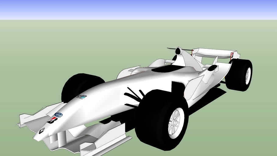 New GP2 Car 3d model