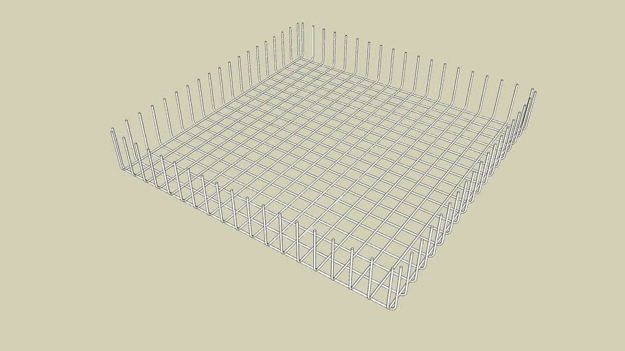 Footing Rebar 3d model
