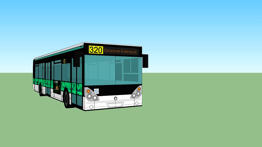 Irisbus Citélis 12 RATP . 3d model