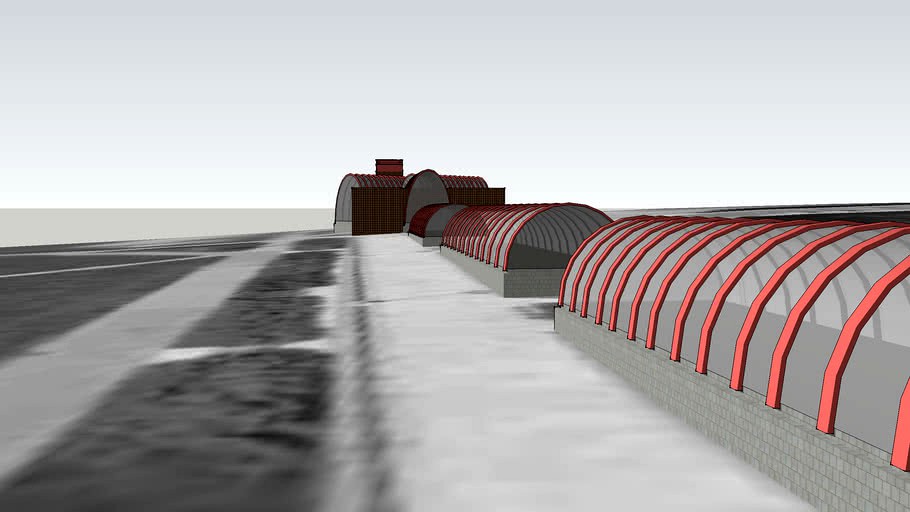 Stanice Metra B (Hůrka) 3d model