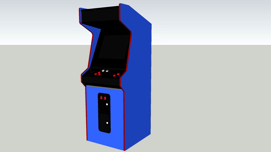 Generic arcade cabinet- Dynamo HS-1 3d model
