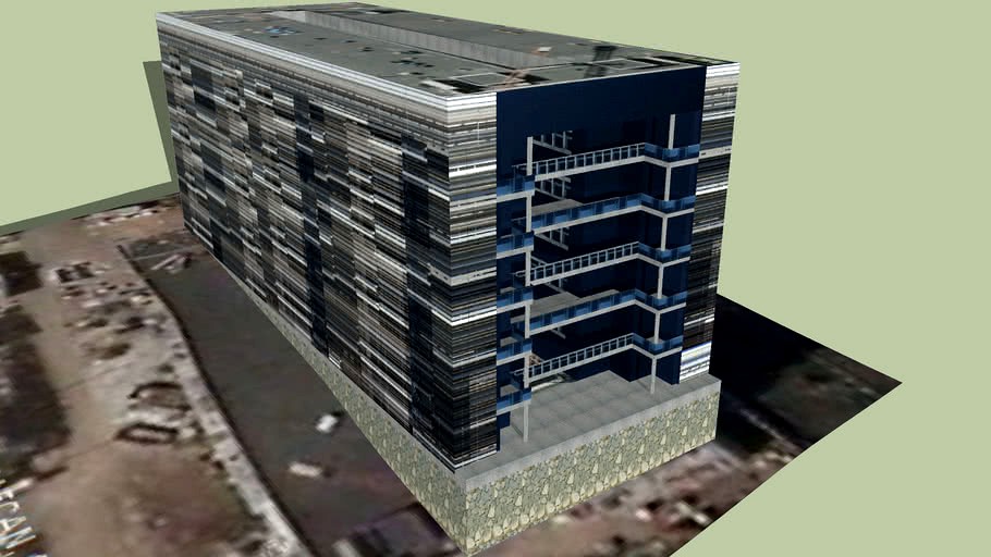 Edificio de la ULPGC 3d model