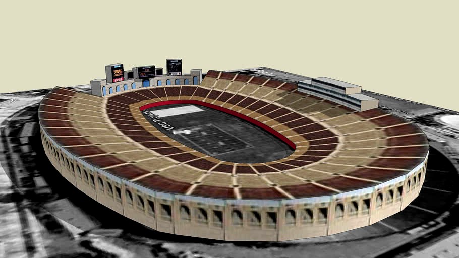 Los Angeles Coliseum 3d model