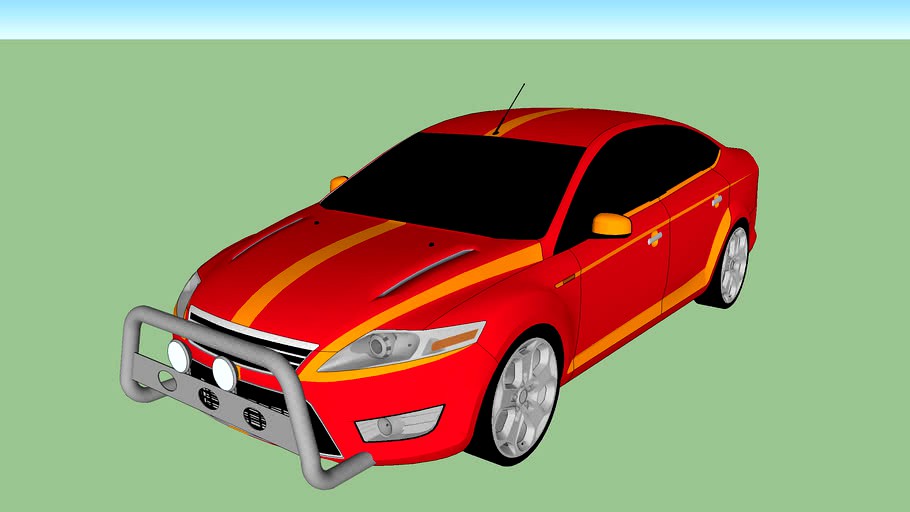 rally ford Mondeo 3d model