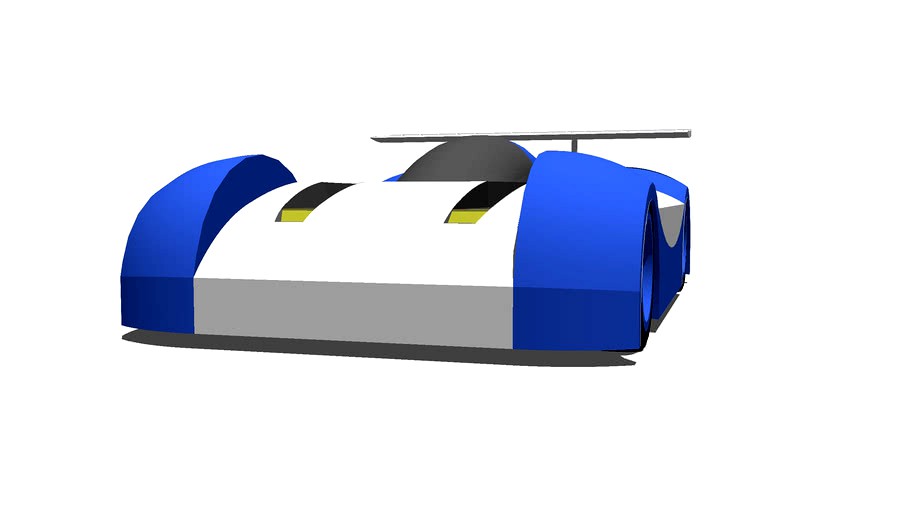 TD LMP2 race car 3d model