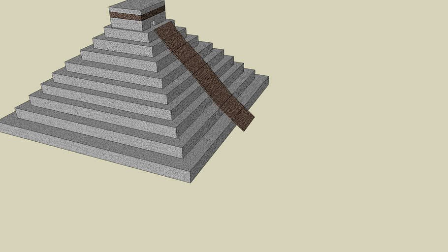 Mayan Temple 3d model