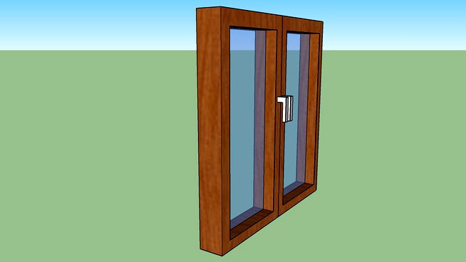 Window/Logs 3d model