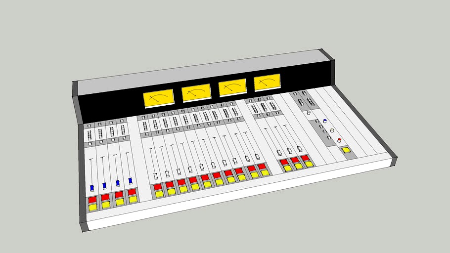 Wheatstone R55e Console 3d model