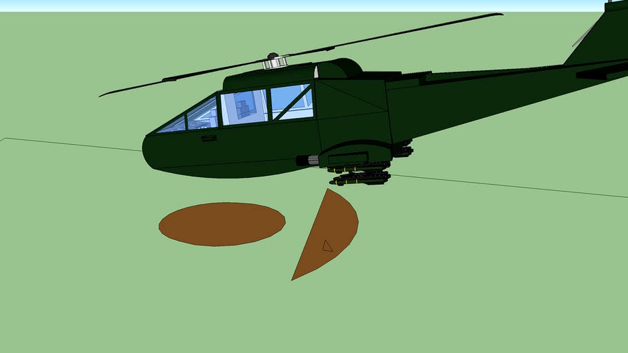 helicopter poop 3d model