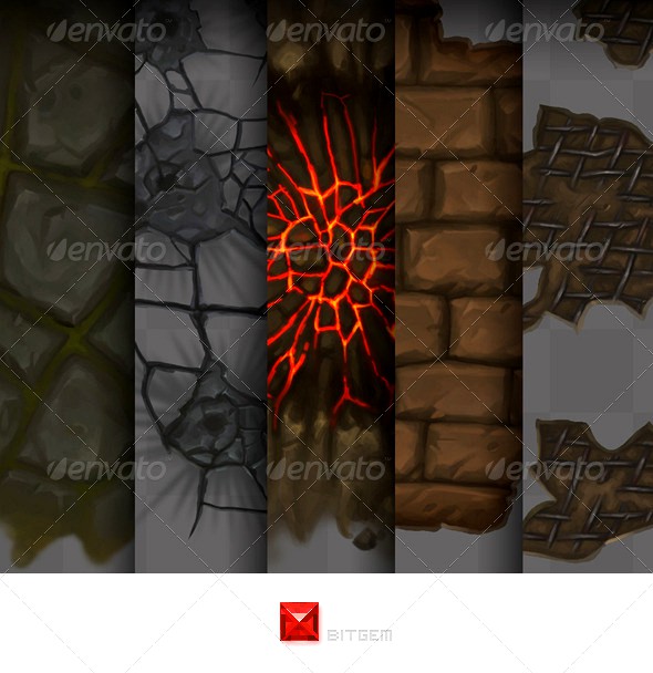 Decal Texture Set 01 3d model