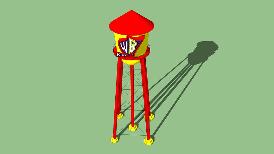 Kids' WB Water tower 3d model