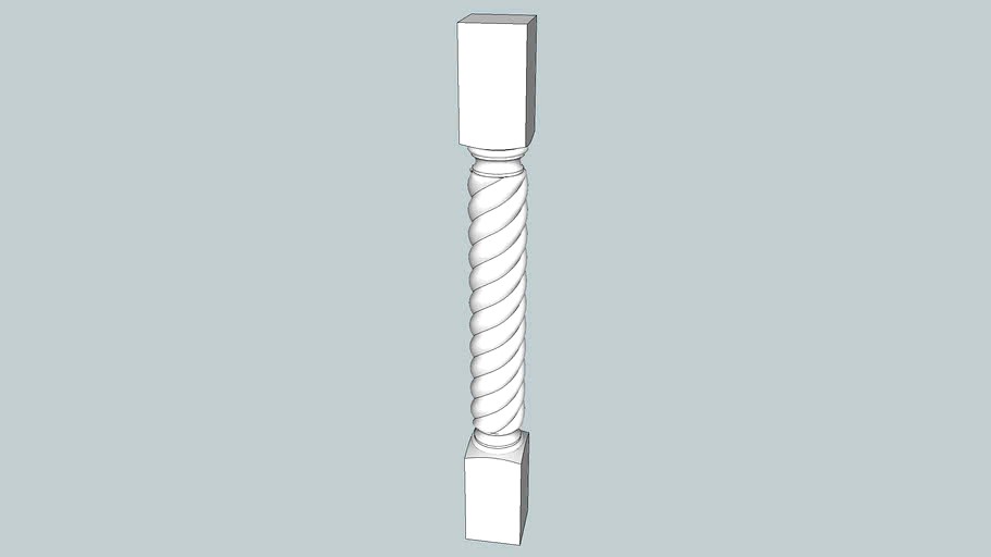 Twist Style Leg 3d model