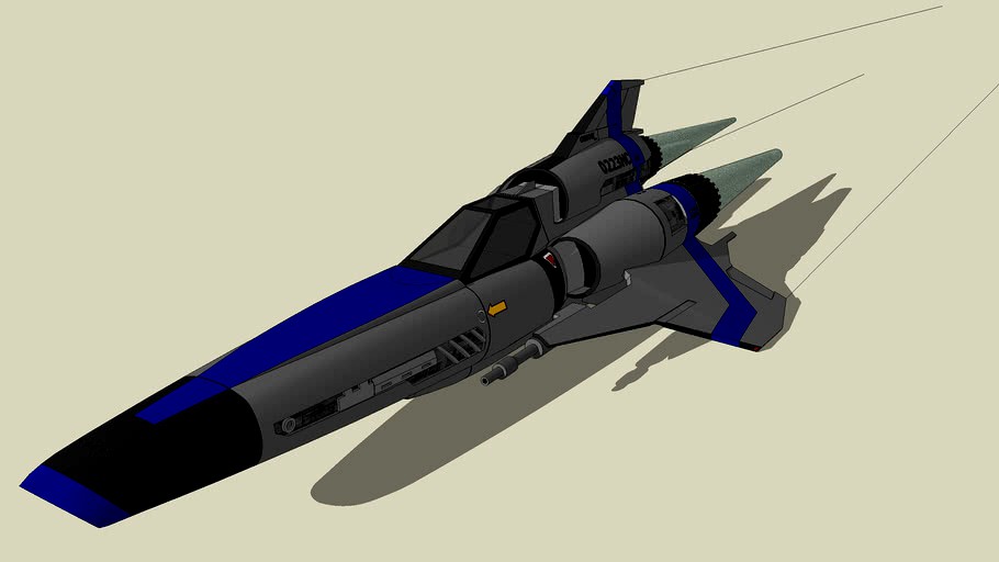 Viper MKII with booster 3d model