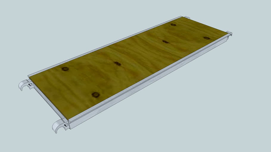 Scaffold plank 3d model