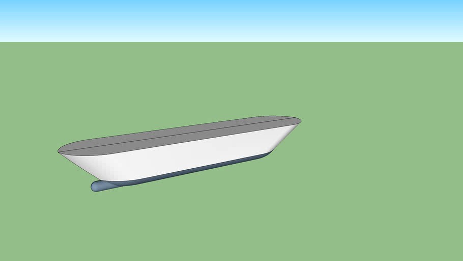 Cargo Ship Hull 3d model