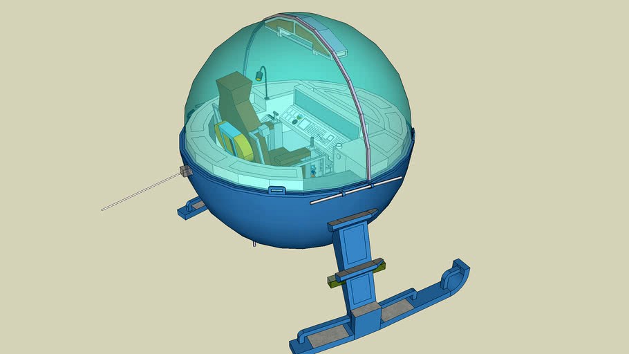 Flying Sphere 3d model