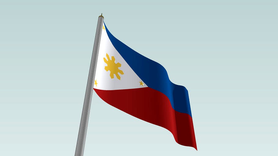 Bandila ng Pilipinas (Philippine Flag) 3d model
