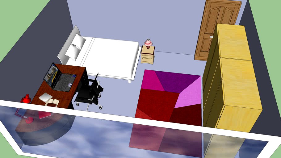 Basic Bedroom 3d model
