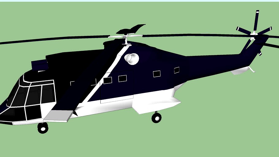 Helicopter 3d model