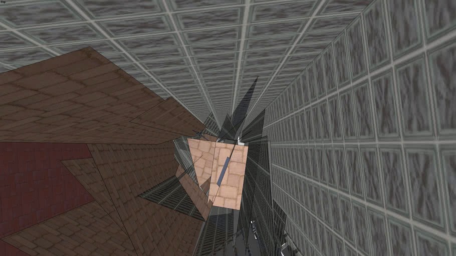 Falling Building 3d model