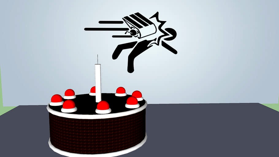 Teh Aperture Cake 3d model