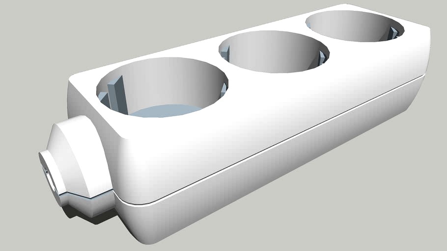 European Power Socket 3d model
