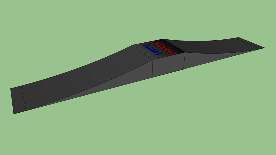 skate ramp 3d model