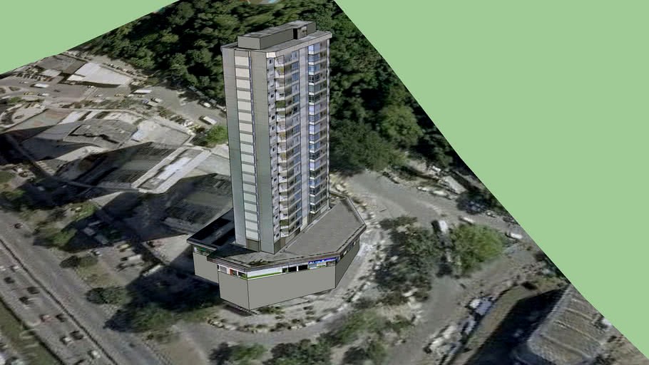 Edificio Pedra Bonita 3d model
