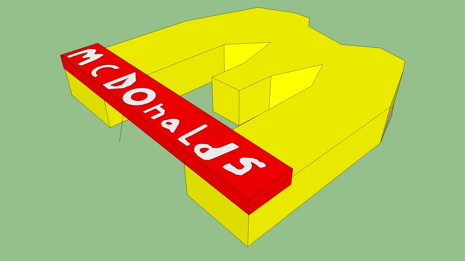 McDonalds Sign 3d model