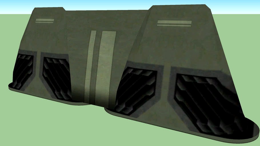 UNSC Barrier 3d model