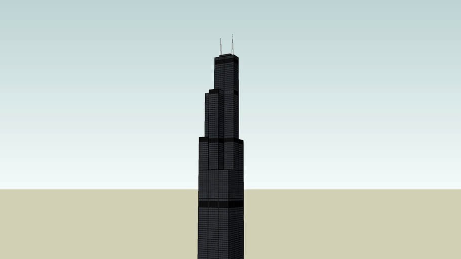 The Sears Tower 3d model