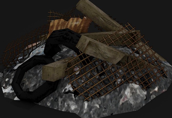 SCRAP LOW POLY TOON 3d model