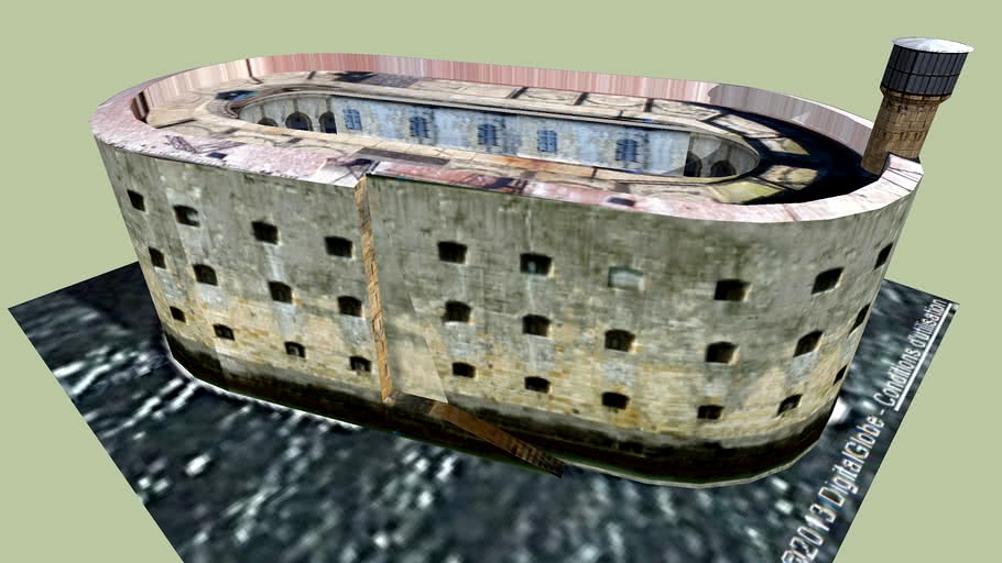 Fort Boyard 3d model