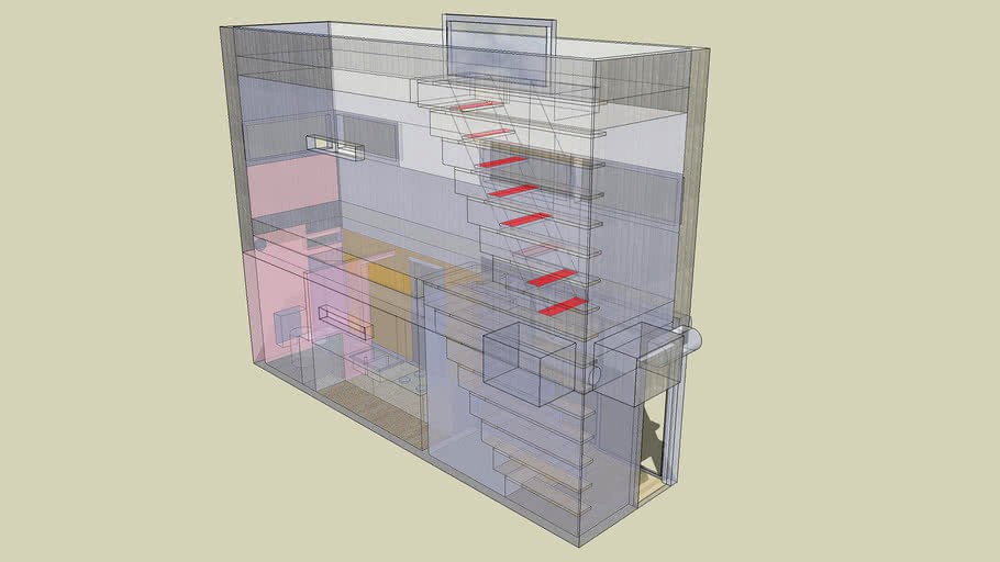 'BOARD HOUSE (MODIFIED)' ERNIE DAVIS, DEC10 3d model