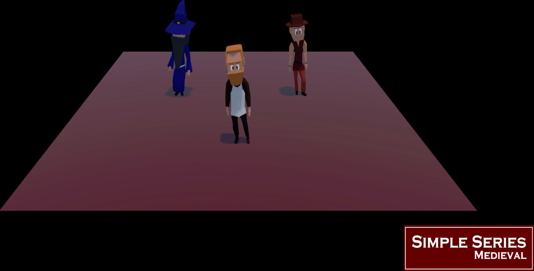 Low-Poly Medieval NPC/Player Pack 3d model