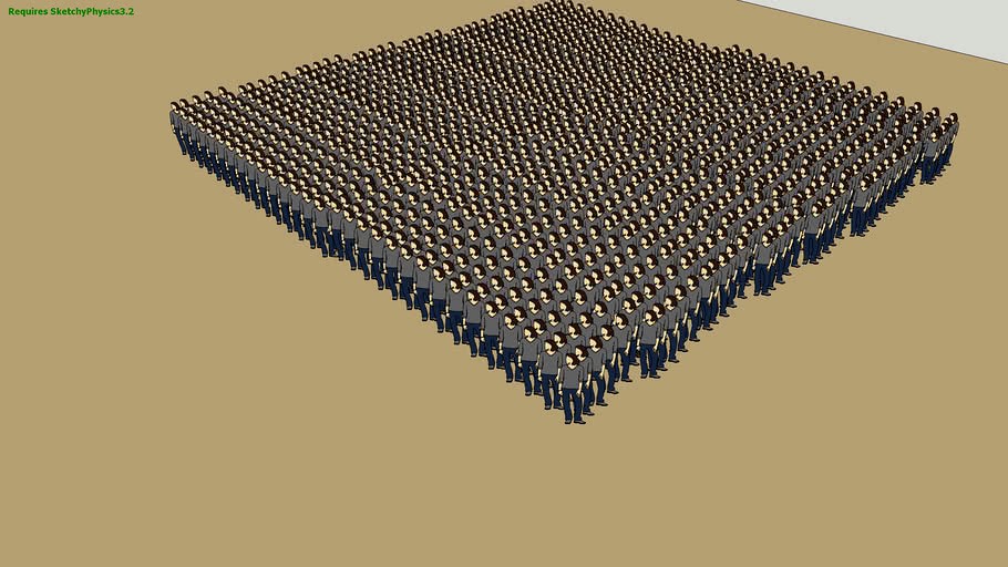 Biggest Susan Army Yet 3d model