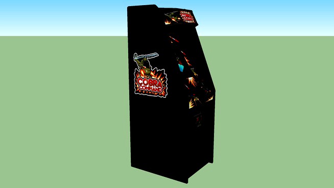 Cobra Command arcade game 3d model
